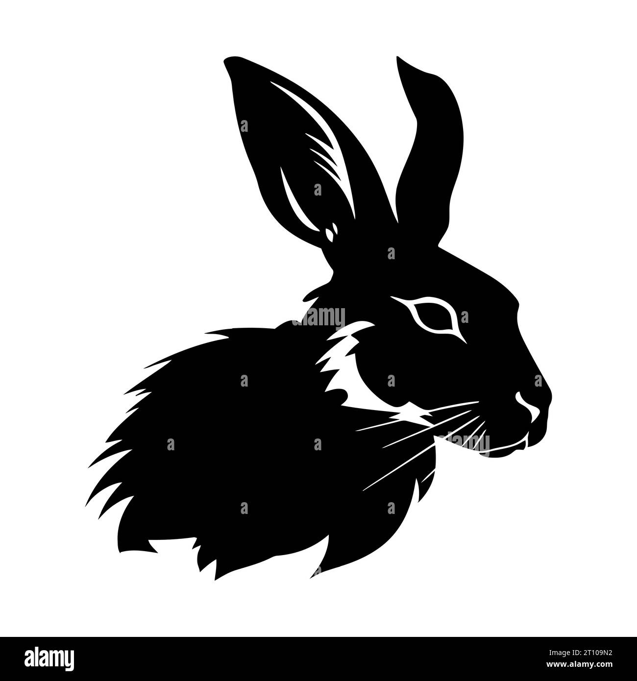 Black Rabbit Drawing