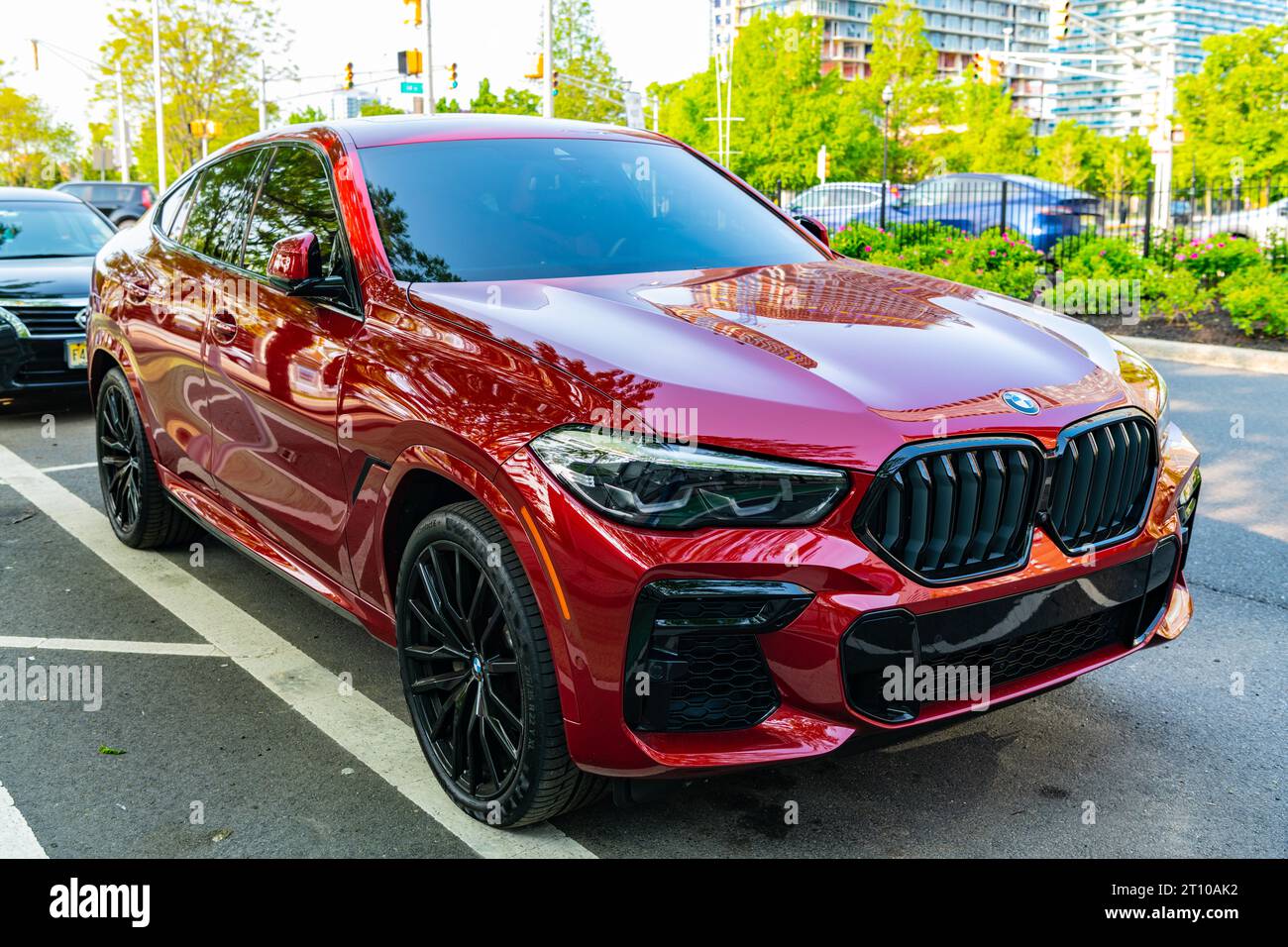 New York City, USA - May 10, 2023: 2020 BMW X6 M Competition suv car ...