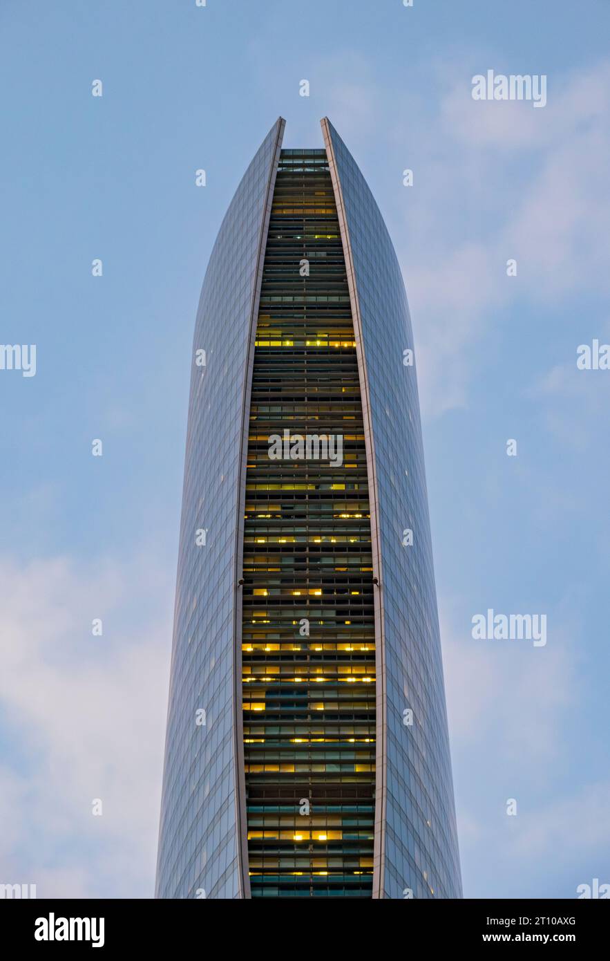 QNT-Qatar Navigation Tower, Doha, Qatar Stock Photo - Alamy