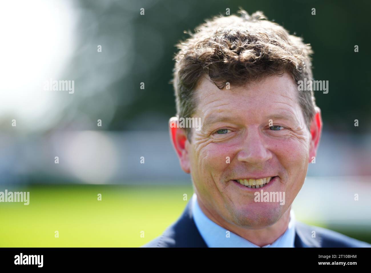 File photo dated 05-09-2023 of Andrew Balding, whose horse Warda Jamila ...