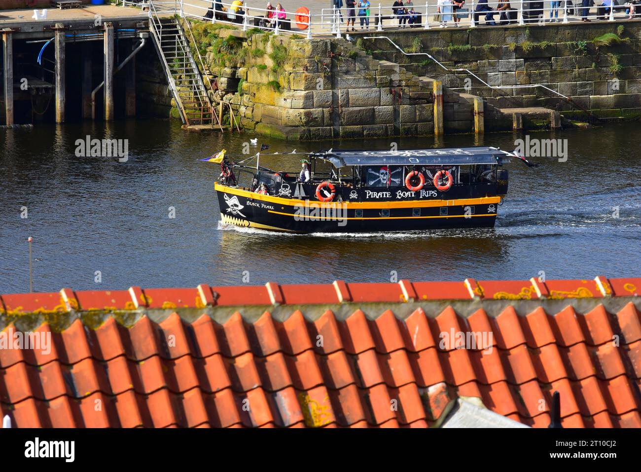 Pirates boat, Whitby, UK Stock Photo - Alamy