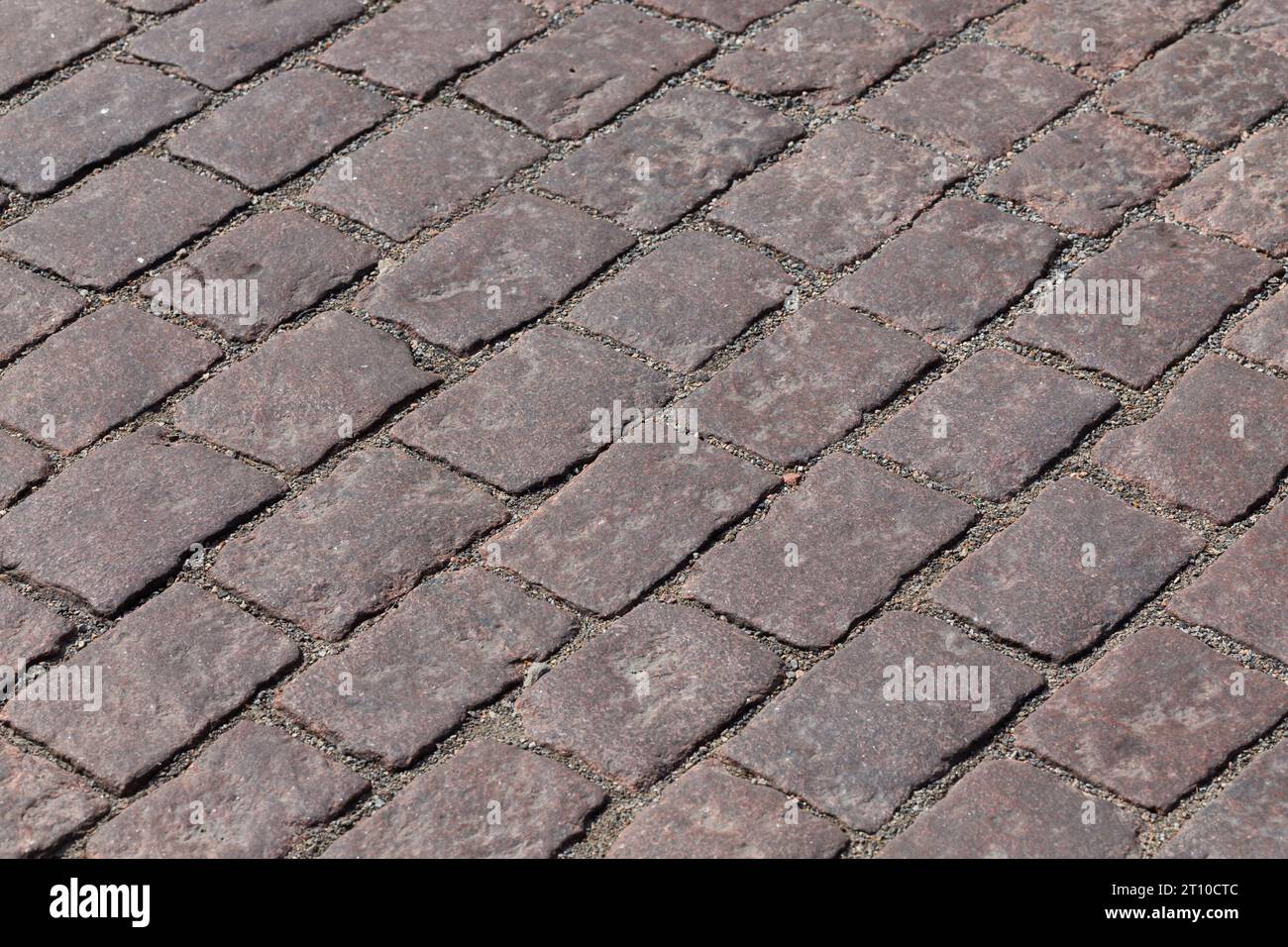 Medieval street paved with the cobble stones Stock Photo - Alamy