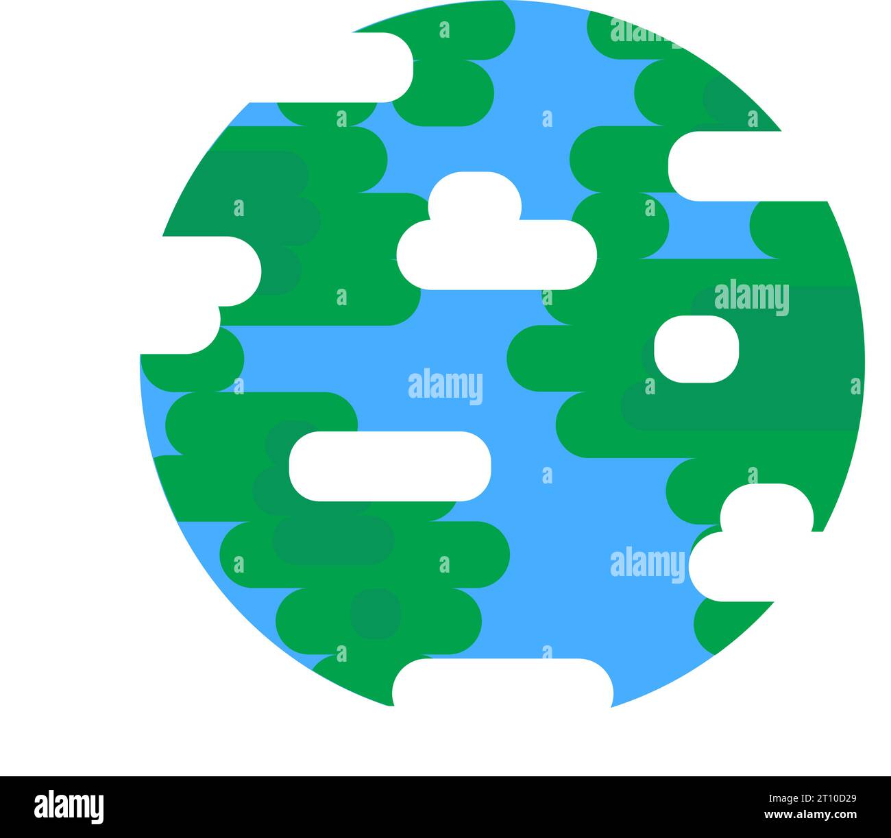 Planet earth view from space icon. Astronomical observations of space ...