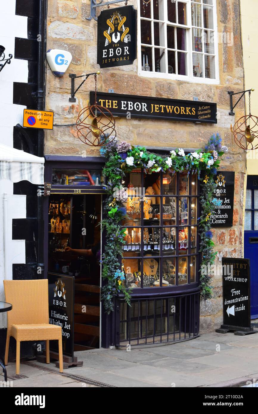 The Ebor Jetworks, Whitby North Yorkshire Stock Photo - Alamy