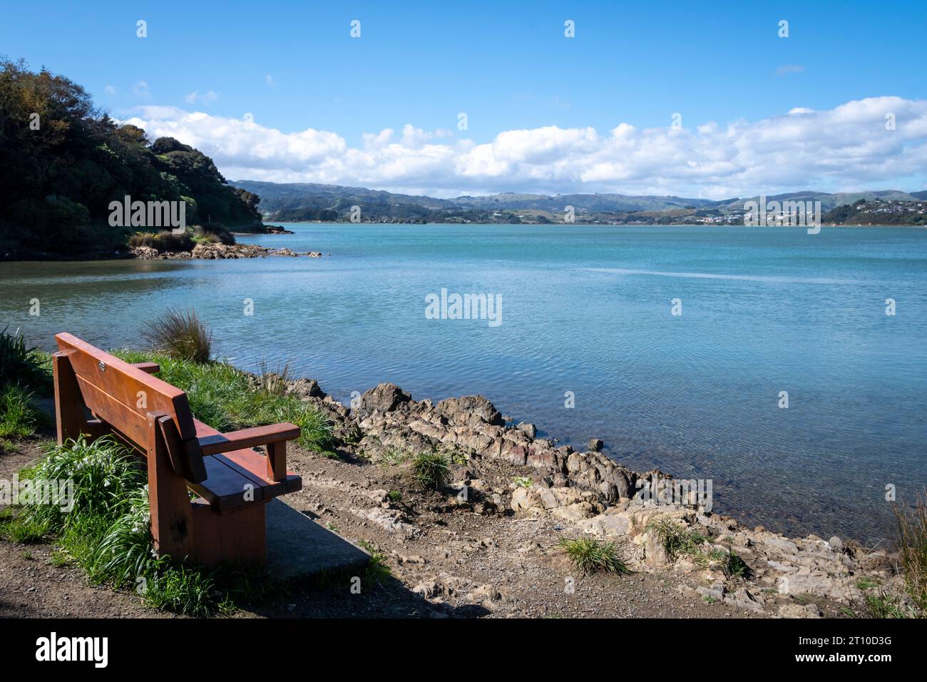 Pauatahanui Inlet, Porirua Harbour, Wellington, North Island, New ...