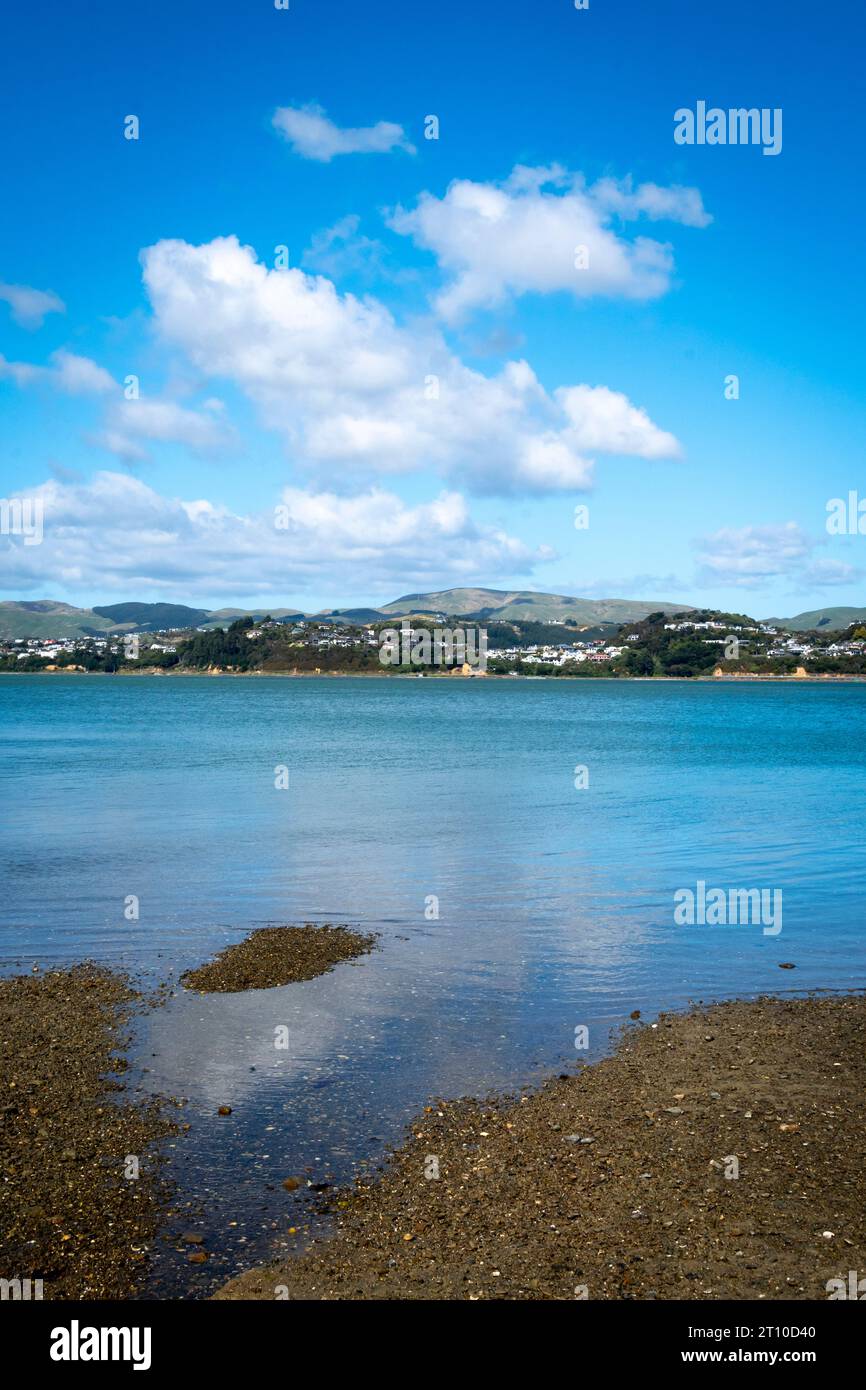 Pauatahanui Inlet, Porirua Harbour, Wellington, North Island, New ...