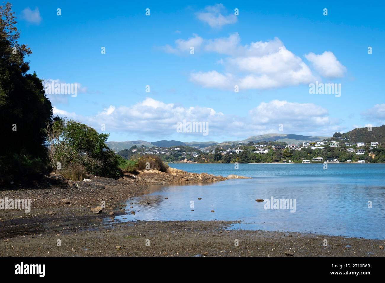 Pauatahanui Inlet, Porirua Harbour, Wellington, North Island, New ...