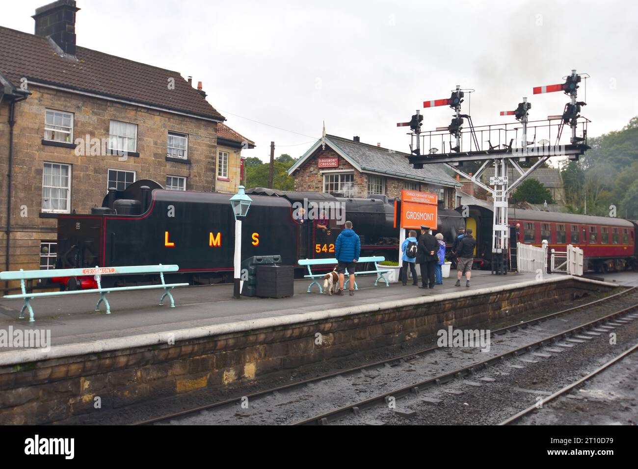 Eric Treacy 5428,Grosmont Station, North Yorkshire Moors UK Stock Photo ...