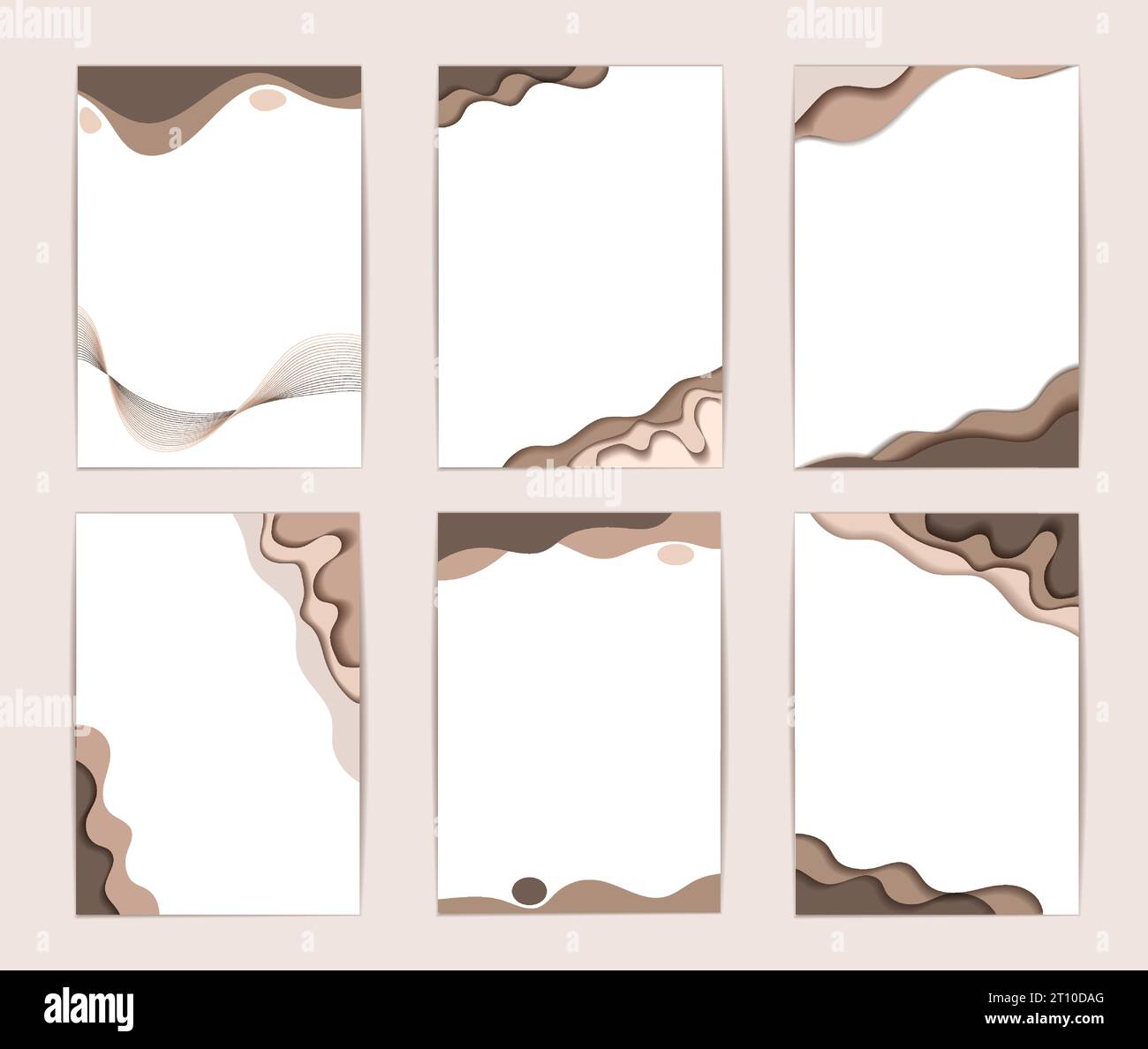 Abstract composition, business card set, correspondence letter ...