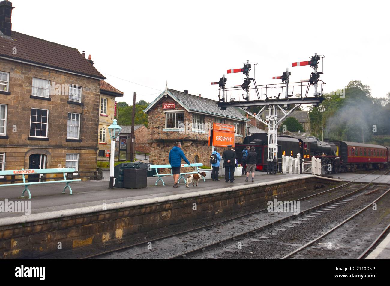 Grosmont Station, North Yorkshire Moors UK Stock Photo - Alamy