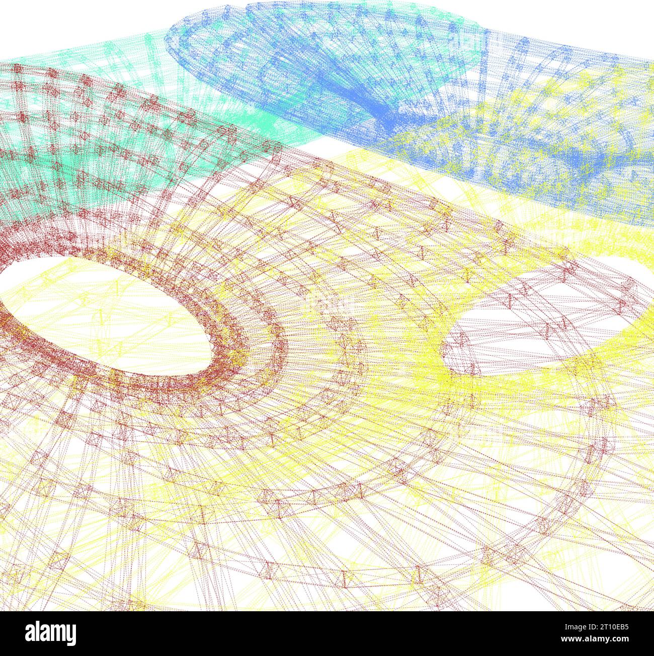 Abstract Geometric Shape Structure Vector. Geometrical Construction ...