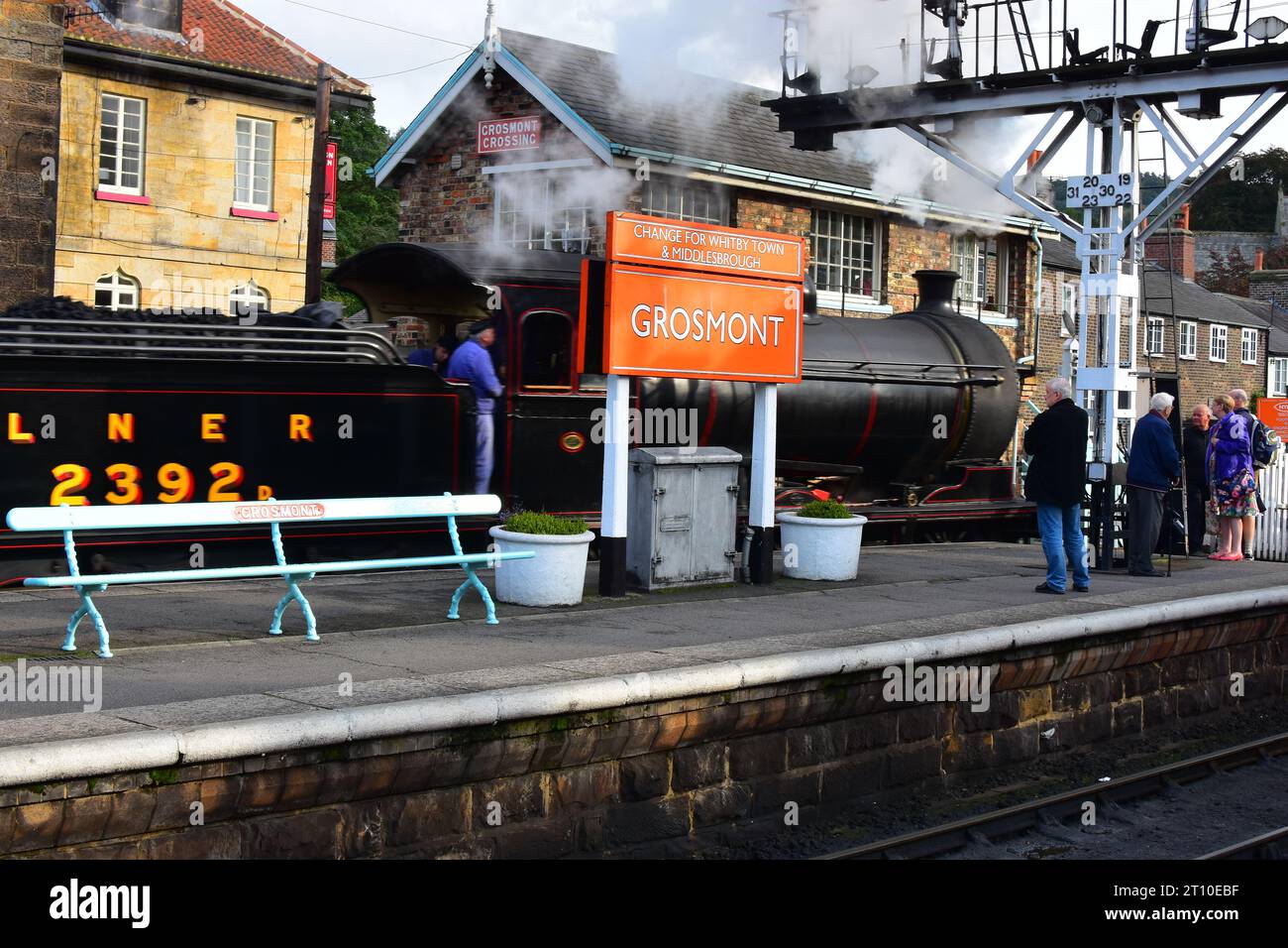 Grosmont post box hi-res stock photography and images - Alamy