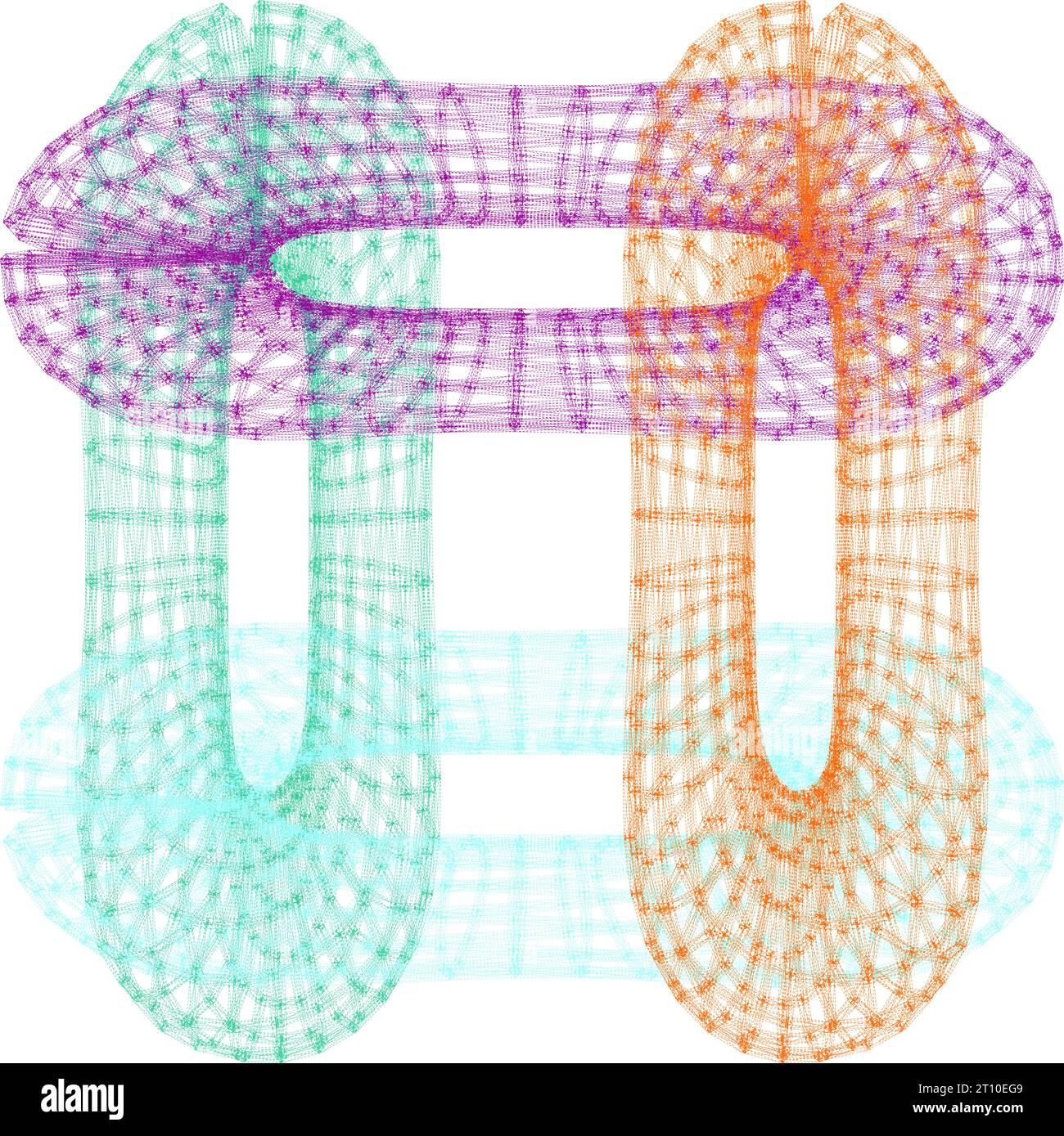 Abstract Geometric Shape Structure Vector Geometrical Construction Grid For Design Futuristic