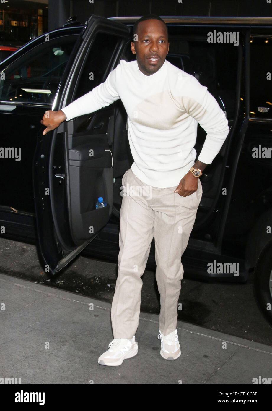 NEW YORK, NY- OCTOBER 9: Rich Paul seen at CBS Mornings in New York ...