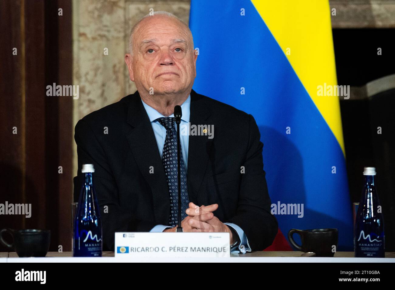 The President of the IACHR Judge Ricardo Perez during the installation ...