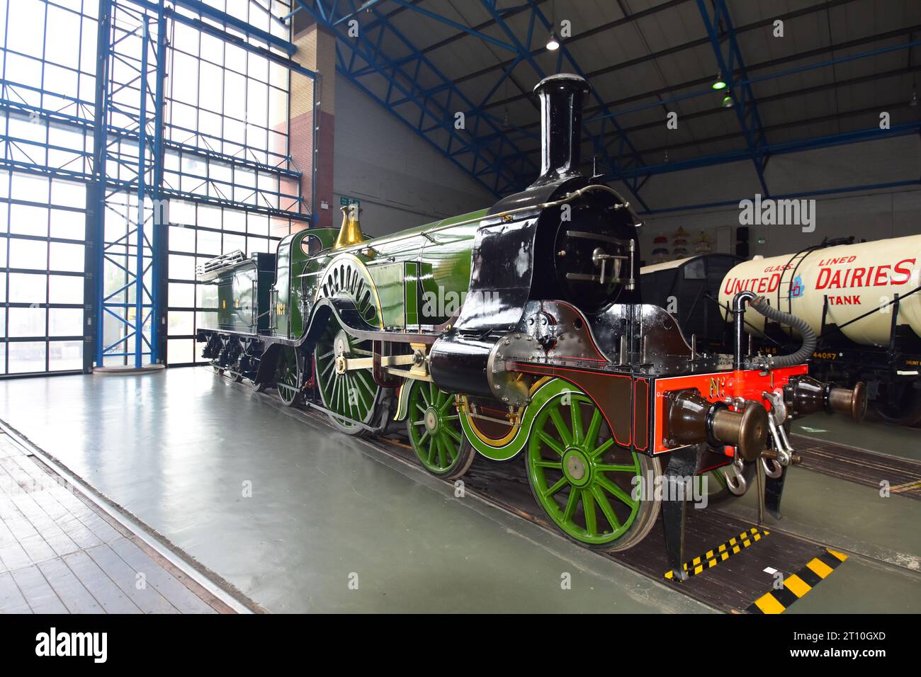 GNR 4-2-2 Stirling Single No.1, National Railway Museum York UK Stock ...