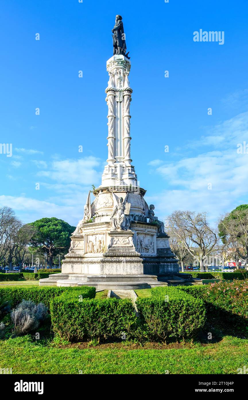 Afonso de Albuquerque Monument in Belem district, Lisbon, Portugal ...