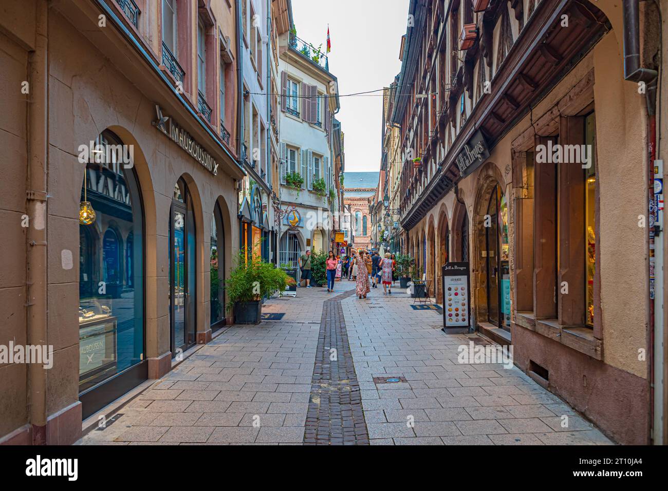 STRASBOURG, GRAND EST, FRANCE - CIRCA AUGUST, 2023: The cityscape of ...