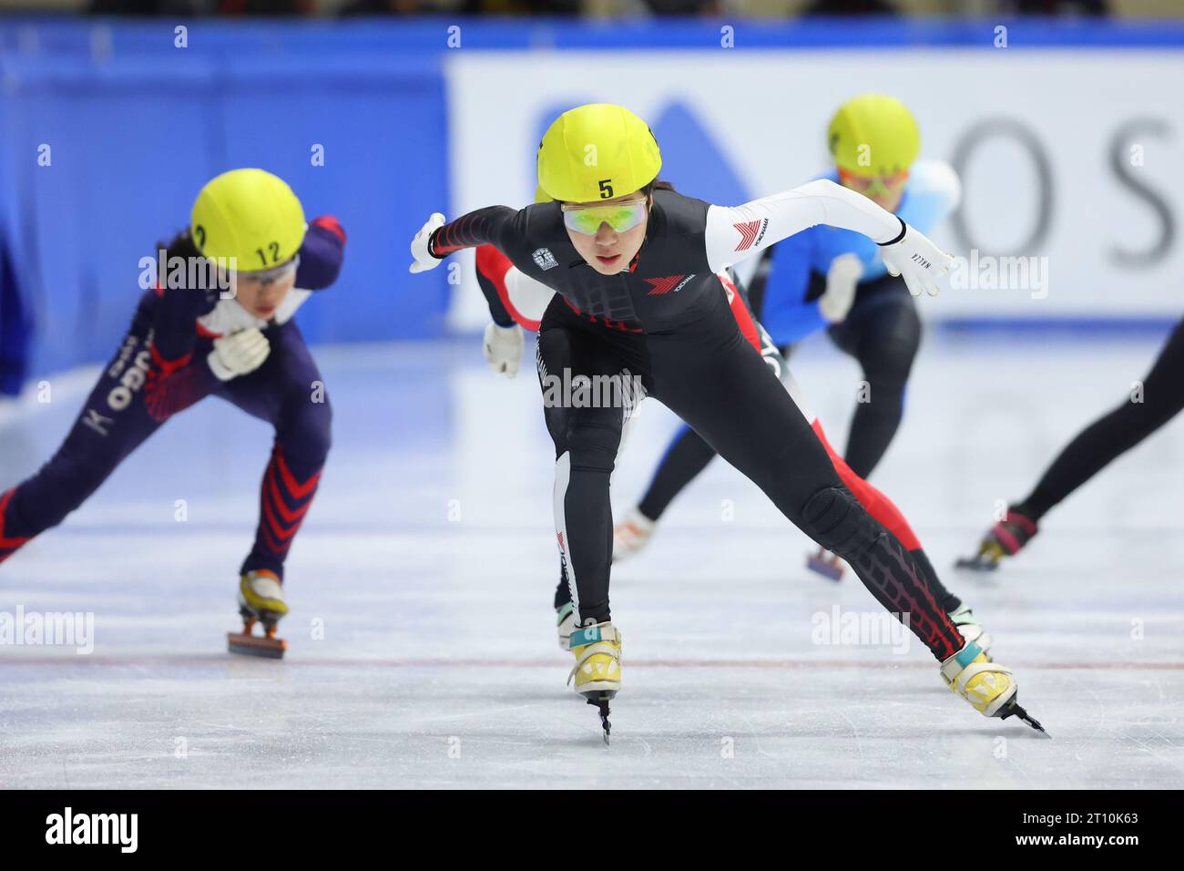 Teisan ice skating training center, Nagano, Japan. 7th Oct, 2023. Kii ...