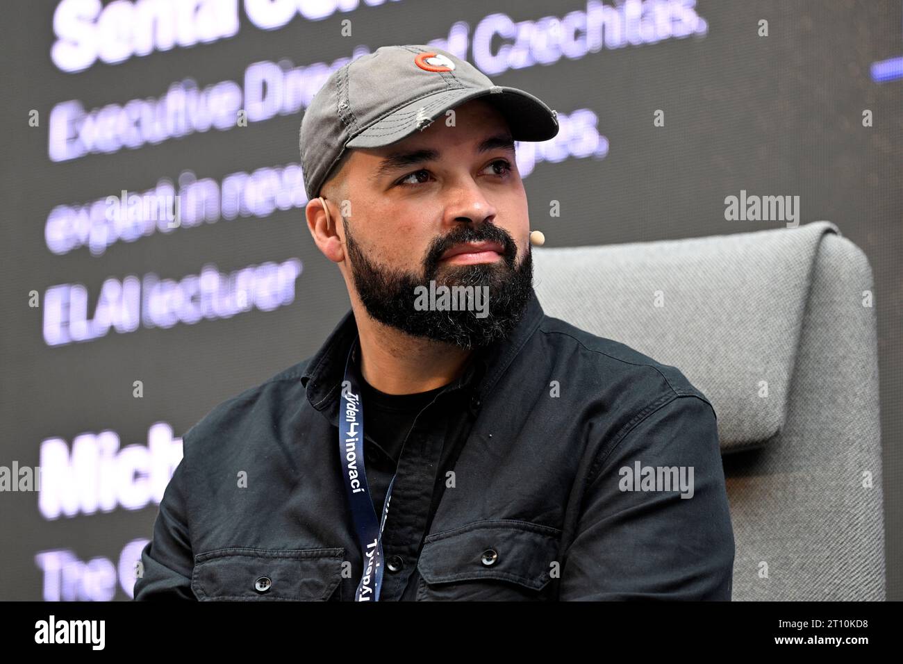 Prague, Czech Republic. 10th Oct, 2023. Abran Maldonado, leading AI ...