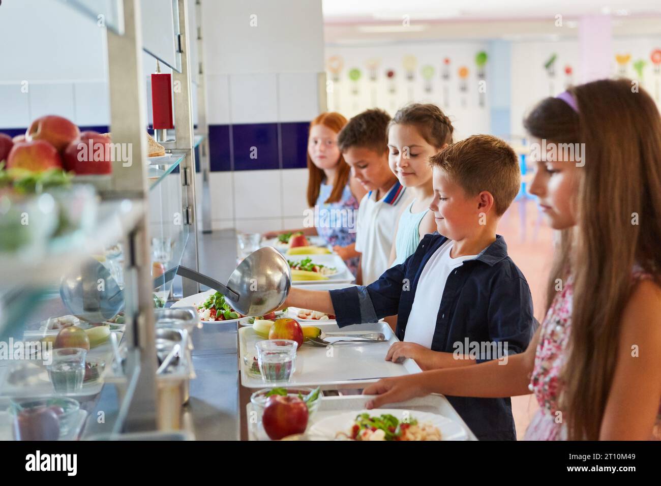 Elementary School Cafeteria Paint Job