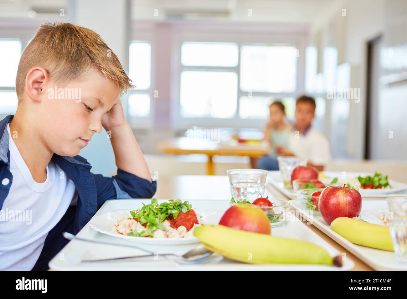Sad school lunch hi-res stock photography and images - Alamy