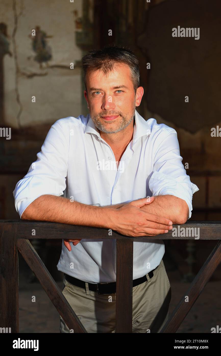 Italy, Pompei, near Naples, Gabriel Zuchtriegel, Director of the ...