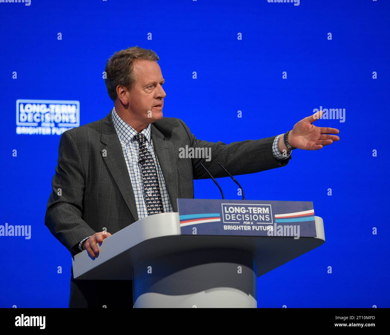 Scottish Secretary Alister Jack delivers his keynote speech to the ...