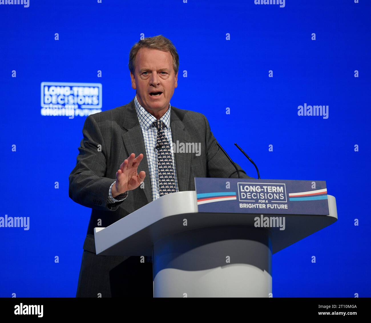 Scottish Secretary Alister Jack delivers his keynote speech to the ...