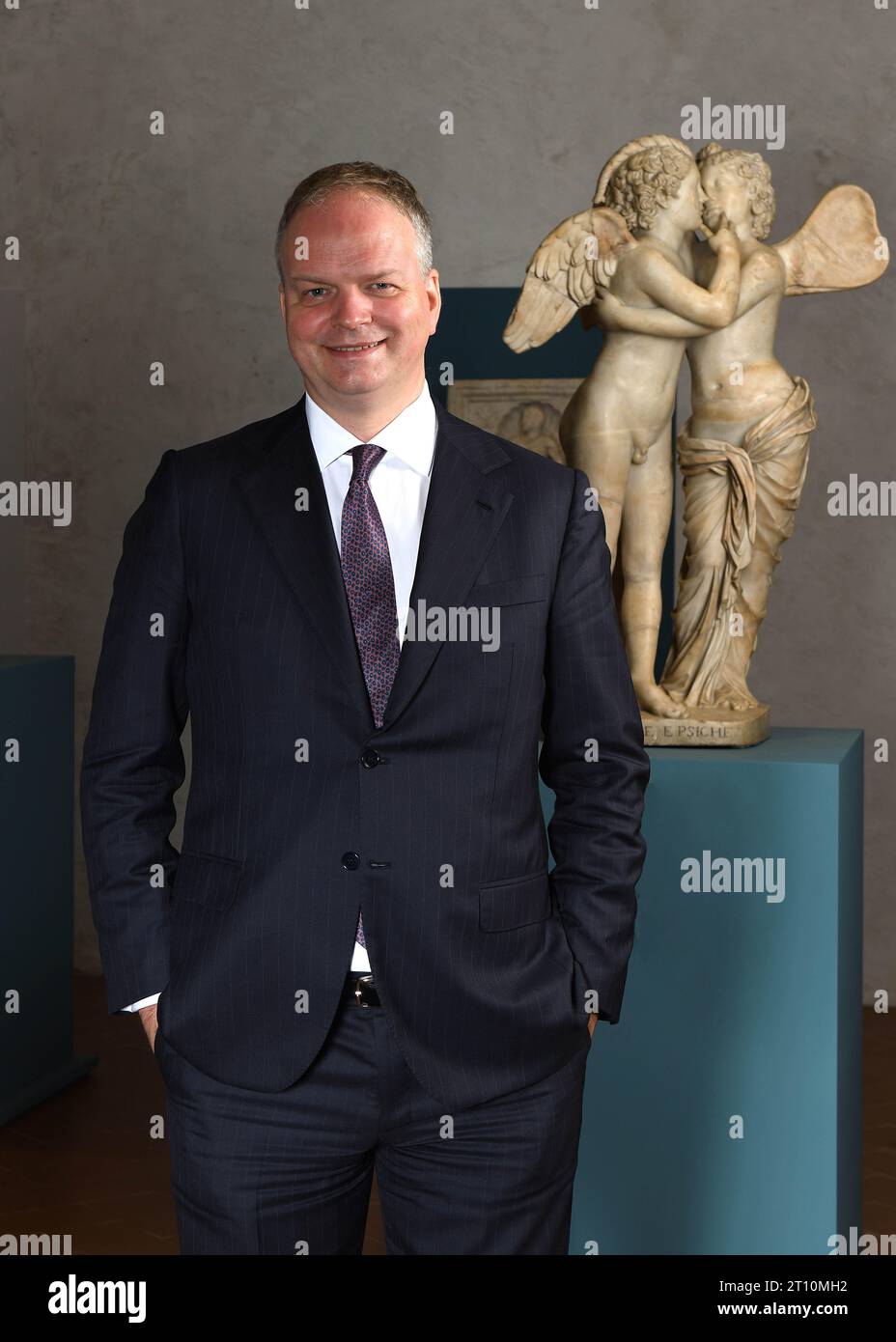 Italy, Florence, Eike Schmidt, director of the Uffizi Gallery, in ...