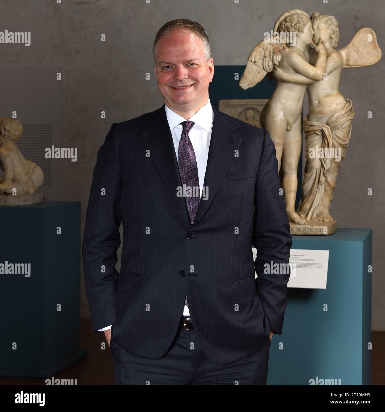 Italy, Florence, Eike Schmidt, director of the Uffizi Gallery, in ...