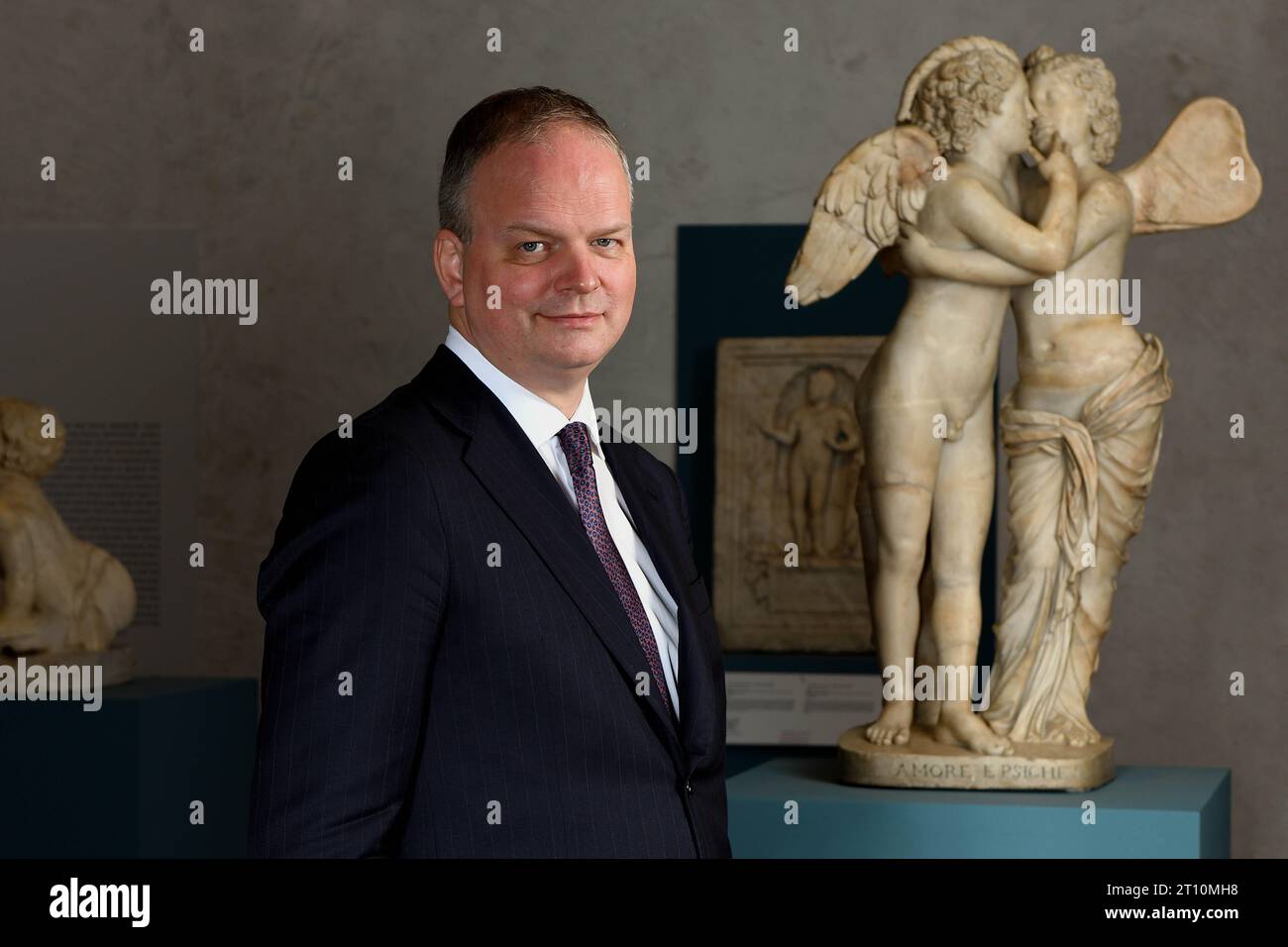 Italy, Florence, Eike Schmidt, director of the Uffizi Gallery, in ...