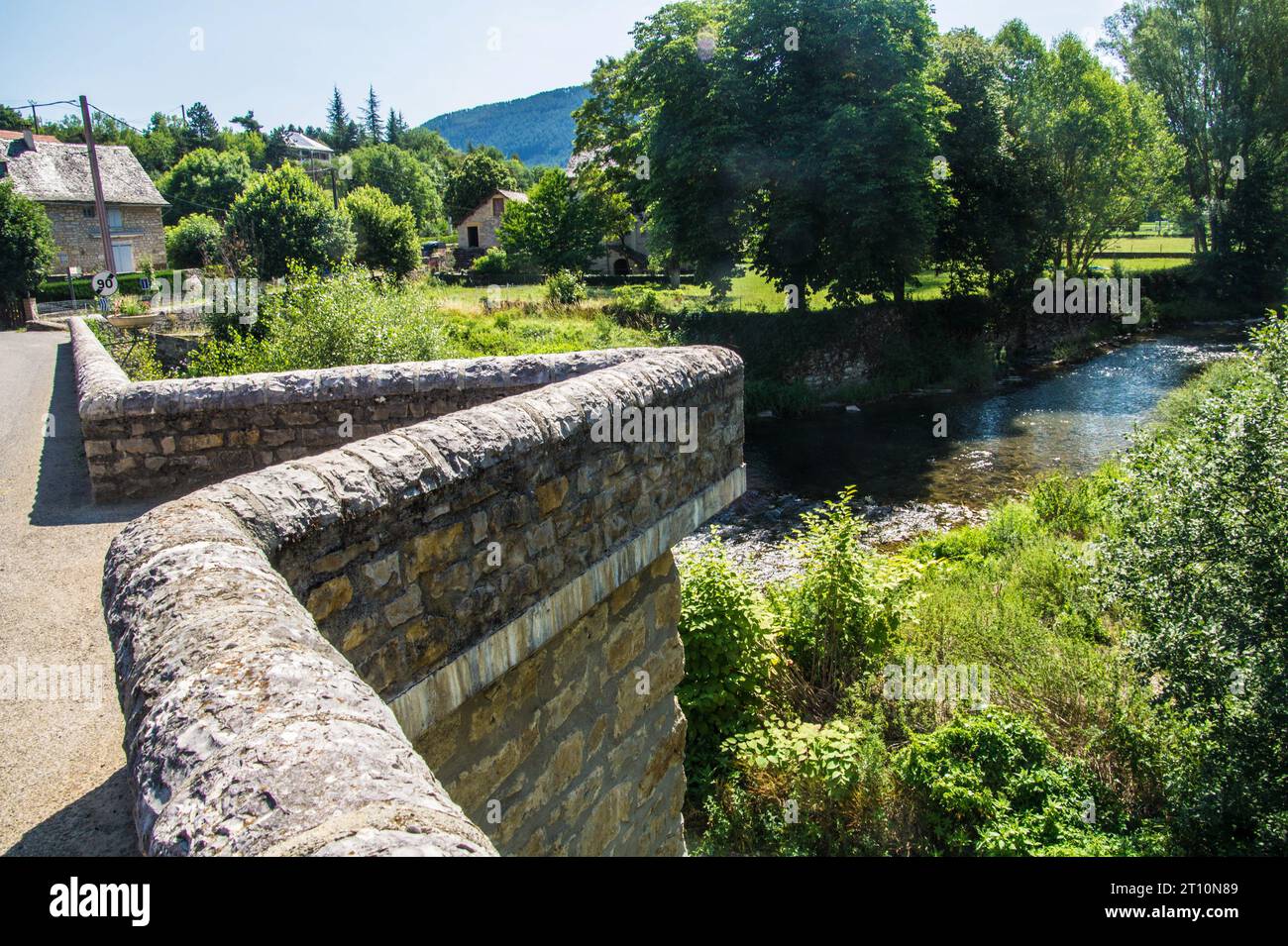 Chanac In Lozere In France Stock Photo - Alamy
