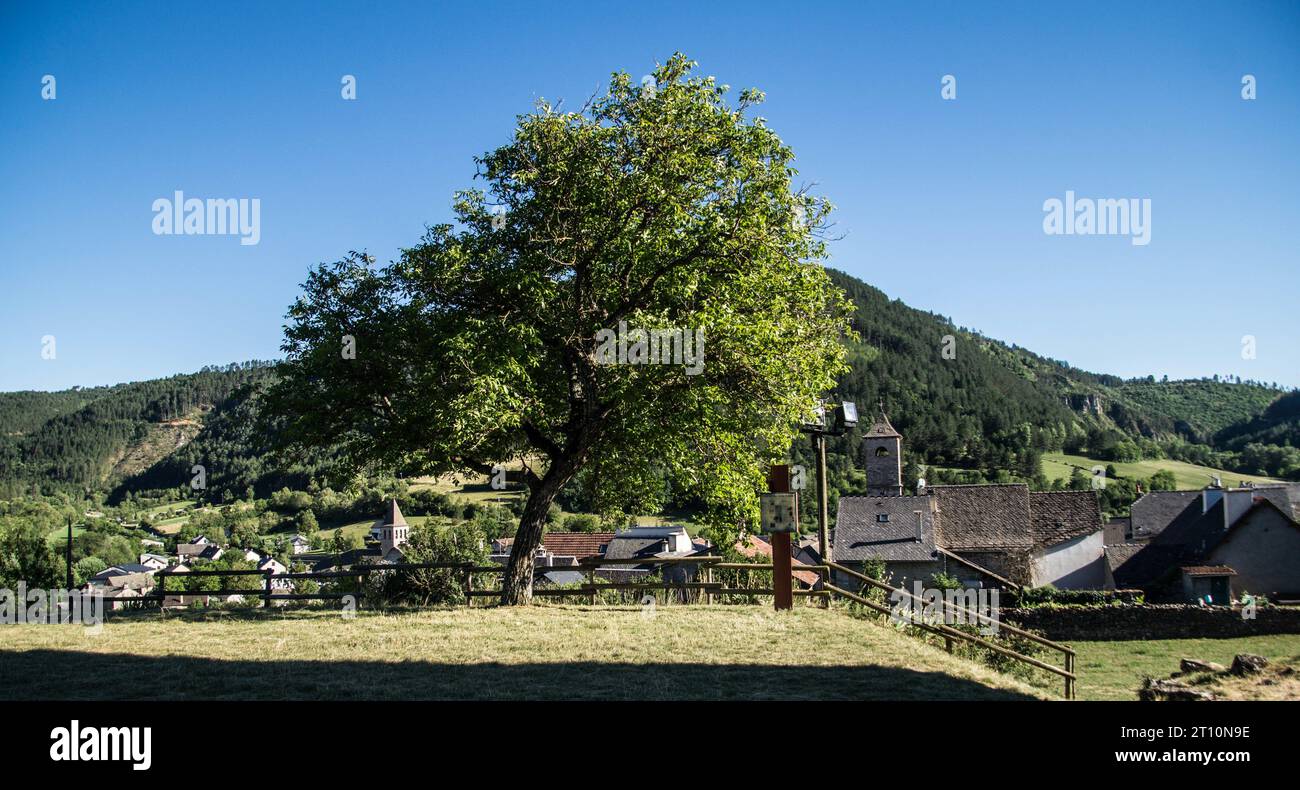 Chanac In Lozere In France Stock Photo - Alamy