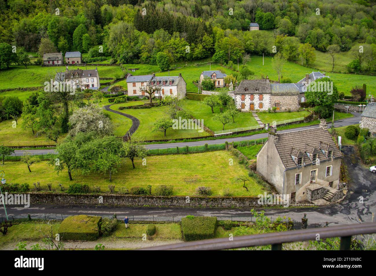 Fontange In Cantal In France Stock Photo - Alamy