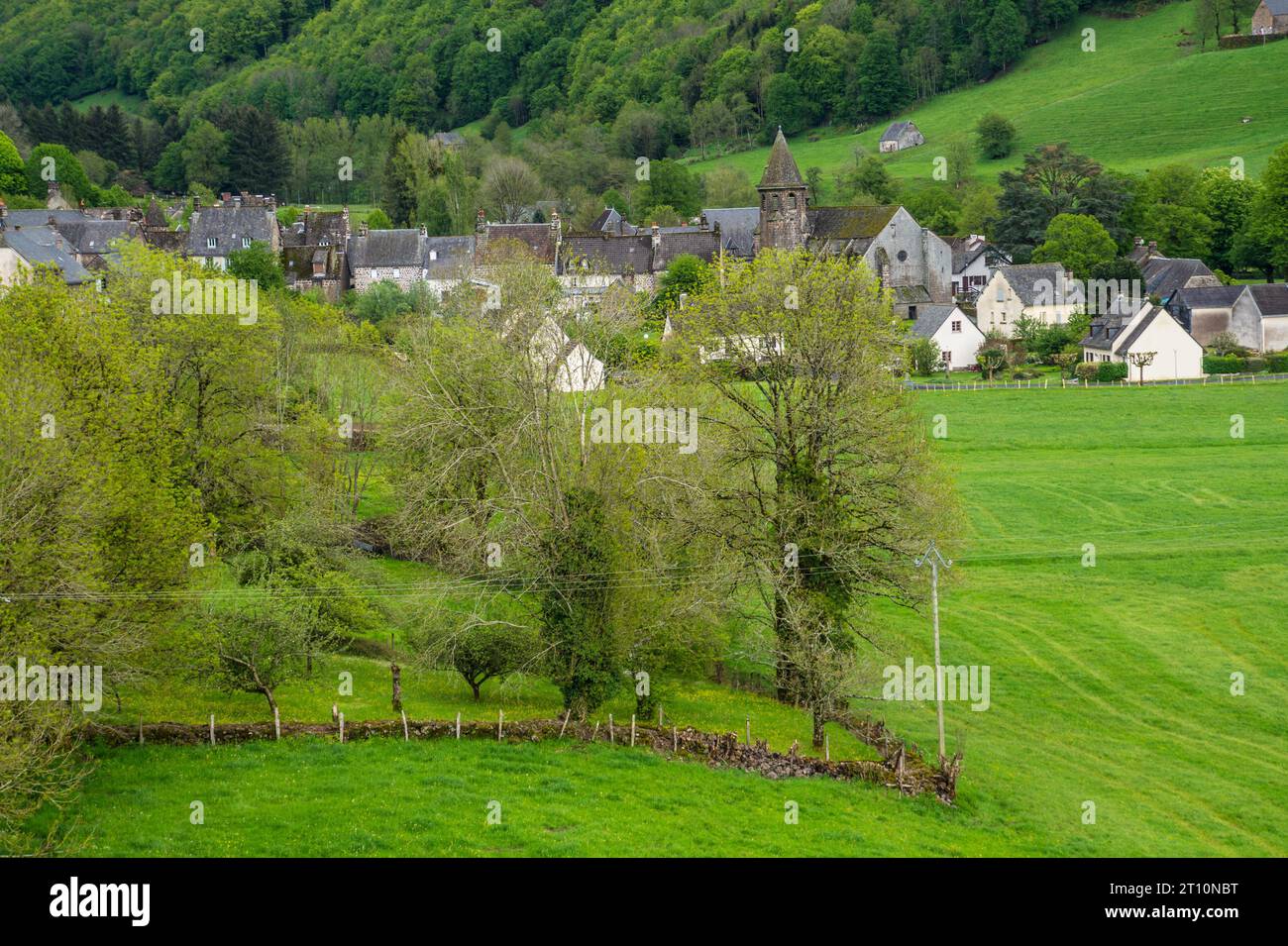 Fontange In Cantal In France Stock Photo - Alamy