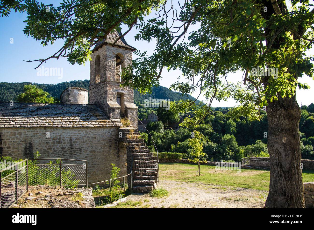 Le Vilard In Chanac In Lozere In France Stock Photo - Alamy