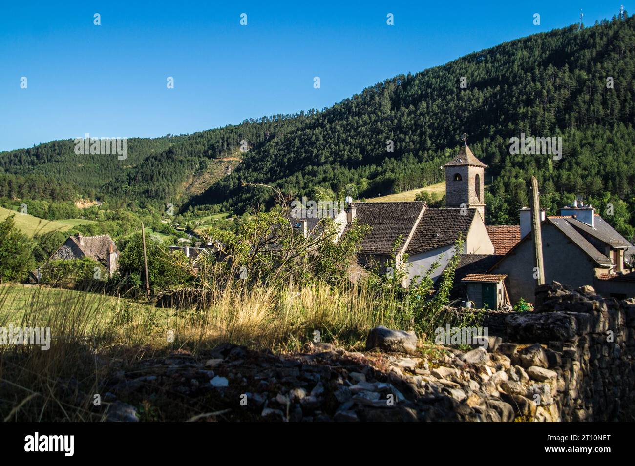 Chanac In Lozere In France Stock Photo - Alamy
