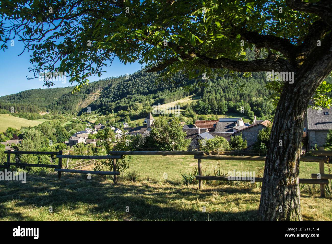 Chanac In Lozere In France Stock Photo - Alamy