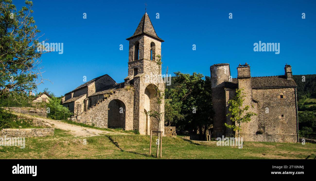 Le Vilard In Chanac In Lozere In France Stock Photo - Alamy