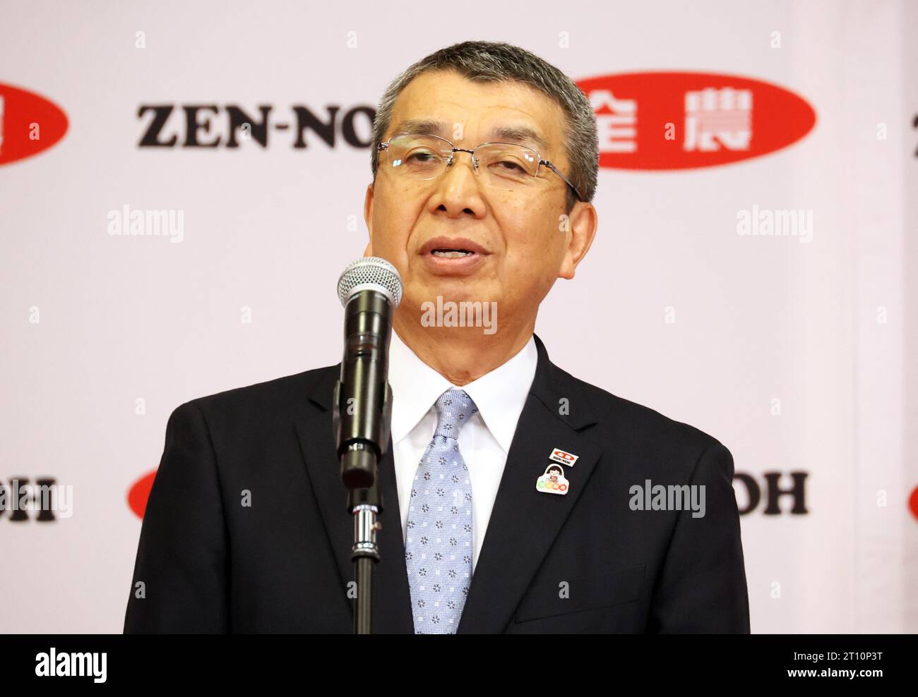 Tokyo, Japan. 10th Oct, 2023. Sakae Noguchi, president of Japan's ...