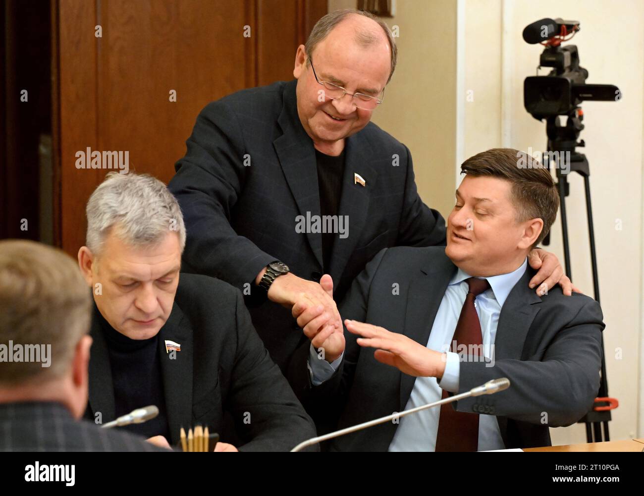 Moscow, Russia. 09th Oct, 2023. Meeting of the Minister of Economic ...