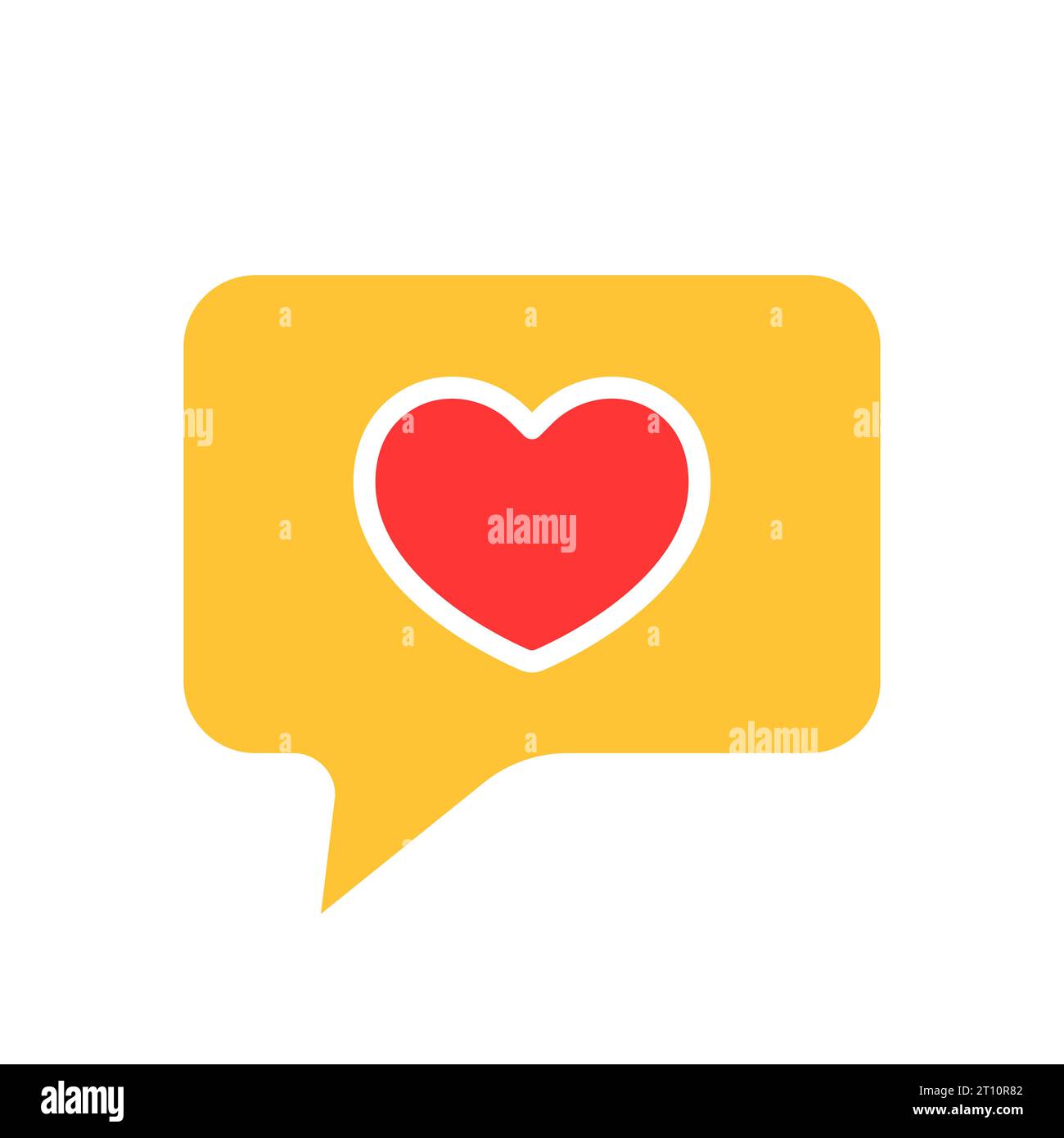 Messages with hearts line icon. Relationship, love, date, Valentine's ...