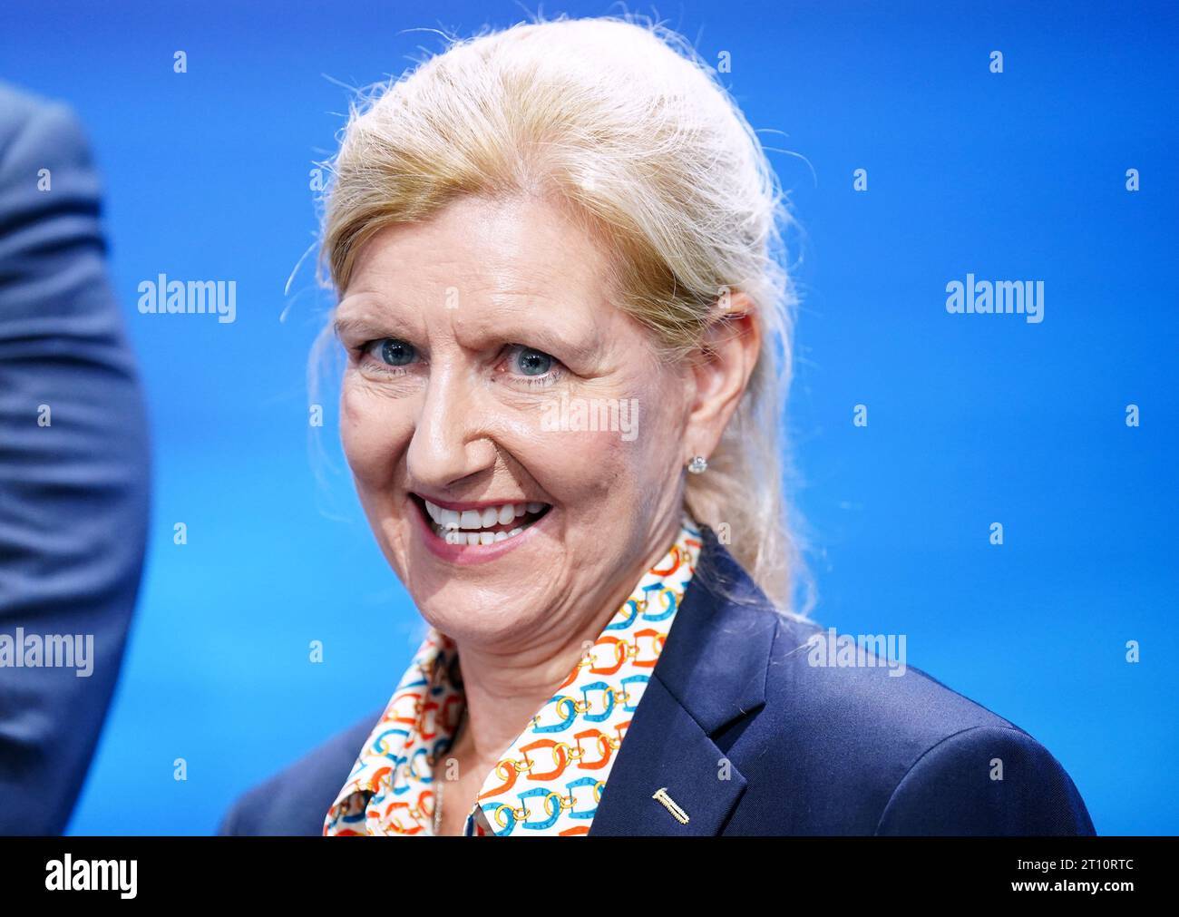 FA Chair Debbie Hewitt during the Euro 2028 and Euro 2032 hosts ...