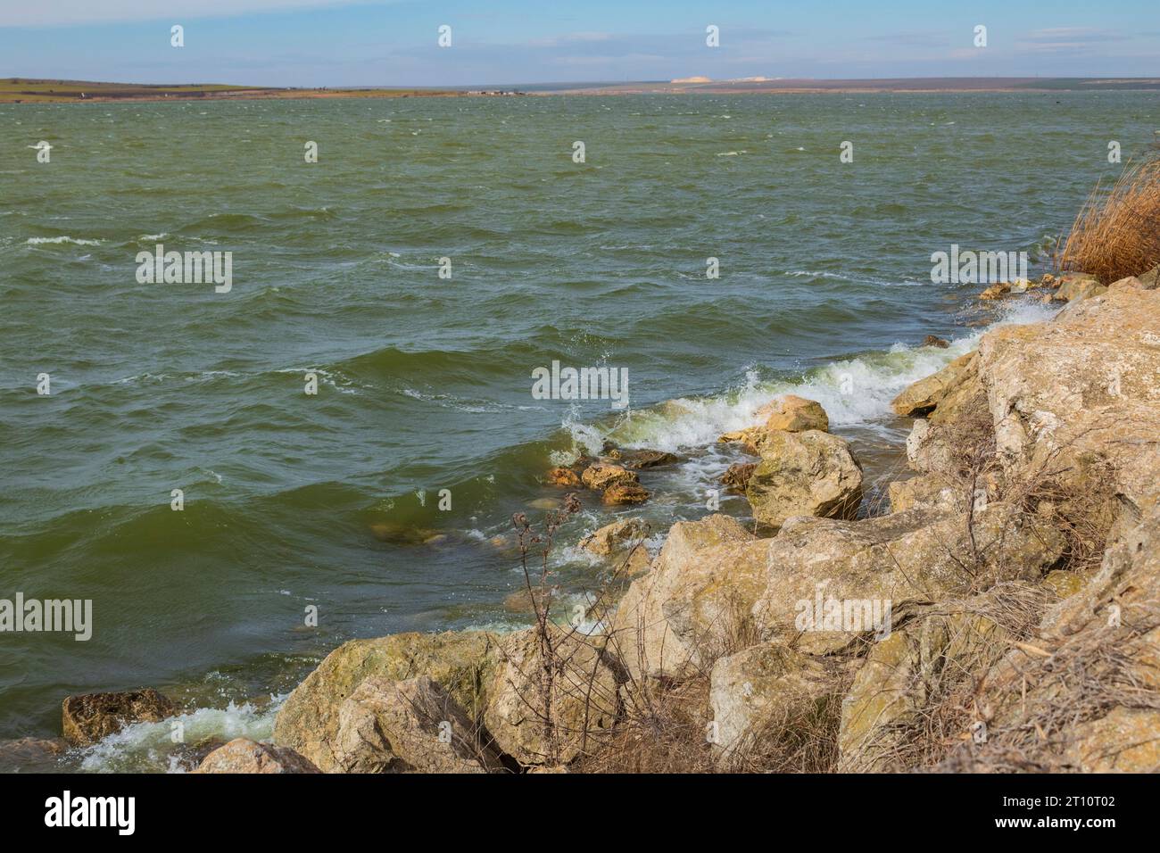 Fascinating, saturated, blue water, tranquil, fresh water, fishing ...