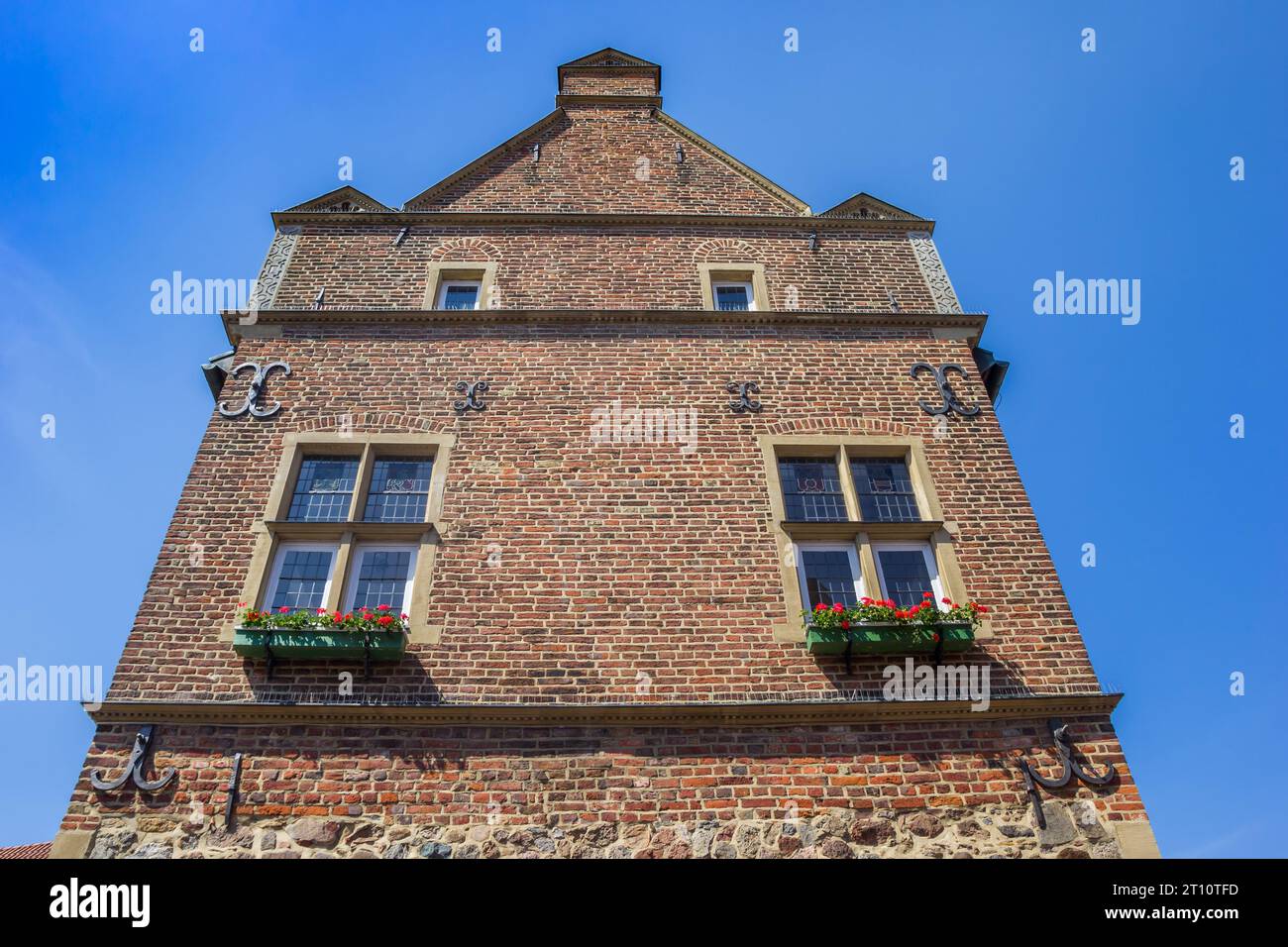 Facade of the historic town hall in Meppen, Germany Stock Photo - Alamy