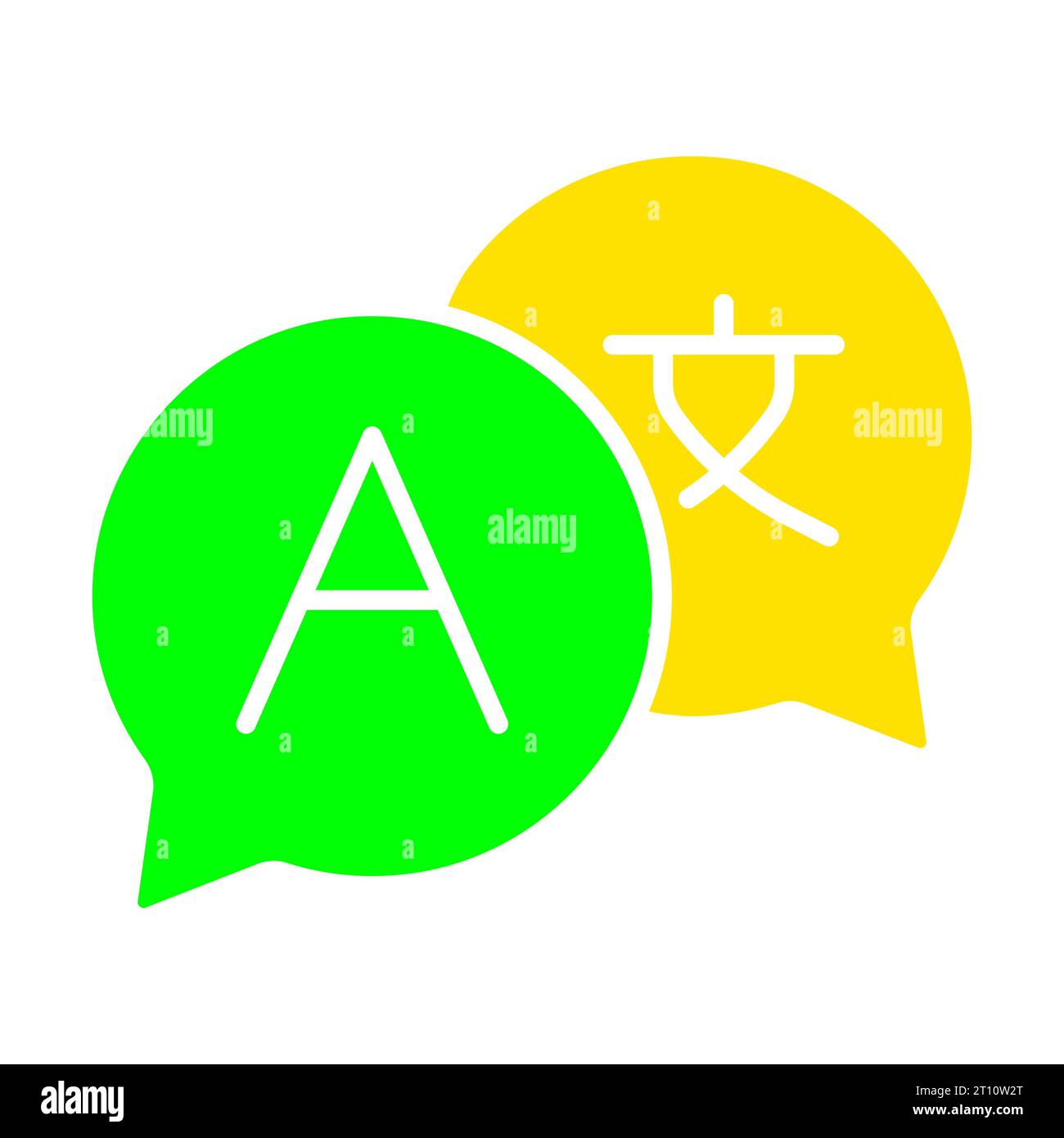 Translator line icon. Communication, language, vocabulary, learning ...