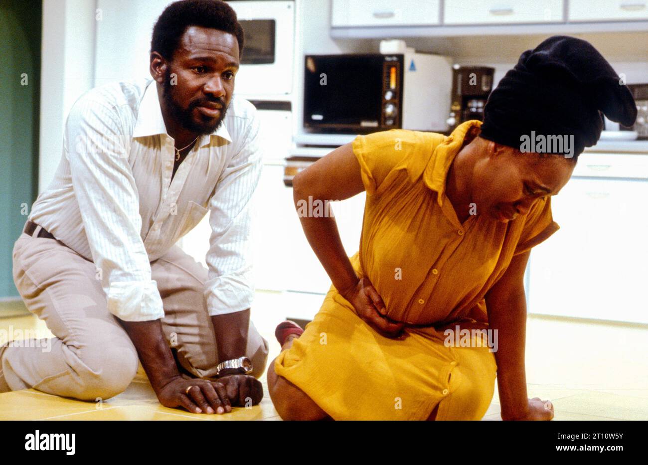 Rudolph Walker (Hugh), Angela Wynter (Elsa) in MEETINGS by Mustapha ...