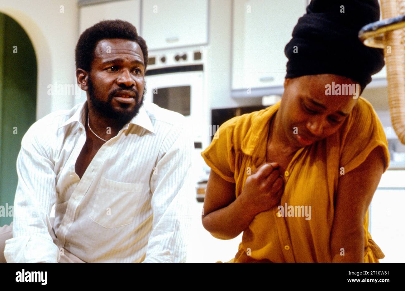 Rudolph Walker (Hugh), Angela Wynter (Elsa) in MEETINGS by Mustapha ...