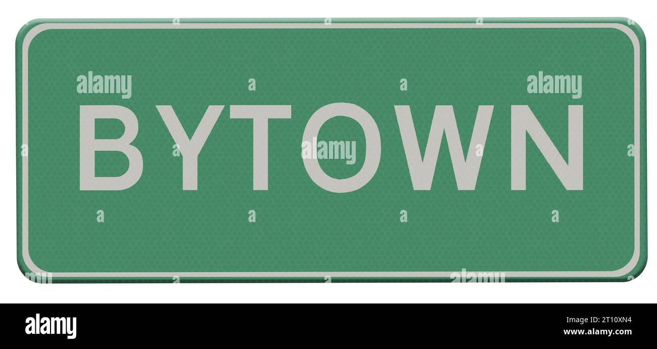 Road sign with the local slang name for Ottawa, Bytown Stock Photo - Alamy
